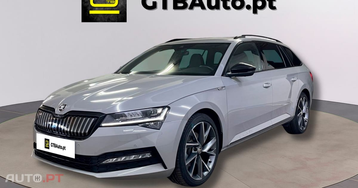 Skoda Superb Break 1.4 iV Sportline AHK LED I.V.A DEDUTIVEL Híbrido ...
